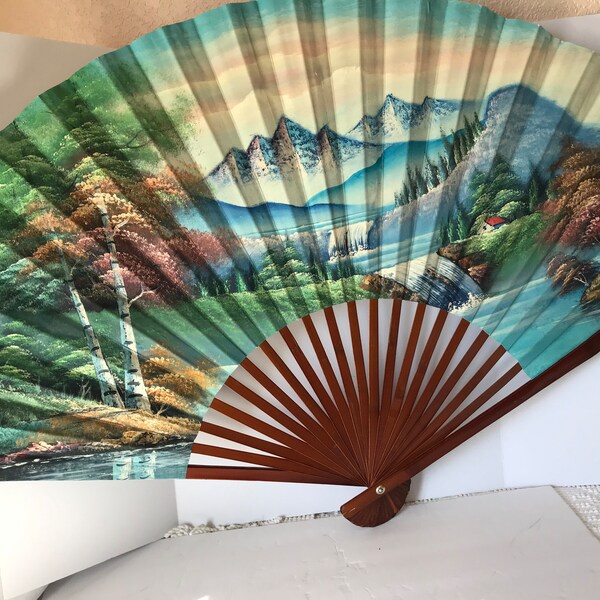 Large Japanese Fan - Etsy