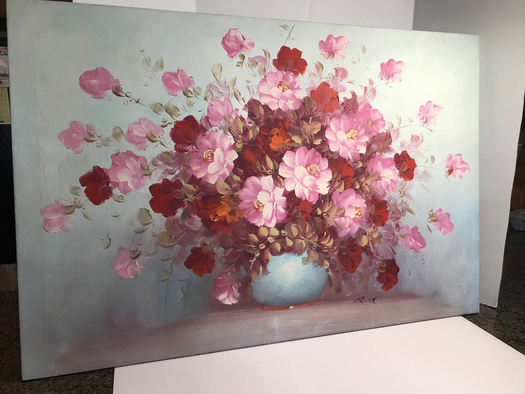 Robert Cox (1934-2001) Signed Original Oil Painting on Canvas, Still ...