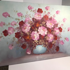 Robert Cox 1934-2001 Signed Original Oil Painting on Canvas, Still Life ...