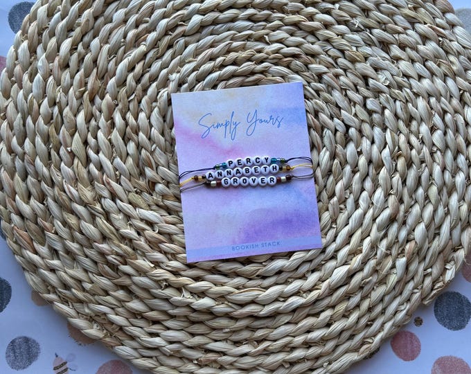 Camp Half-blood Bracelets // PJO Friendship Bracelets // Percy ...