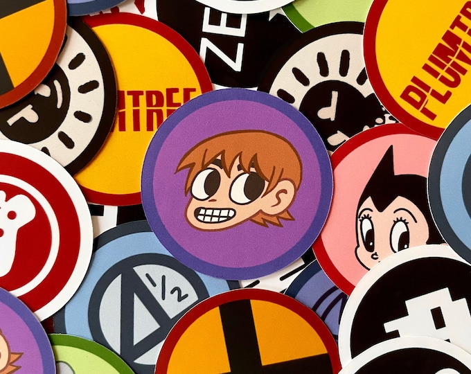 Scott Pilgrim Sticker Set - Etsy