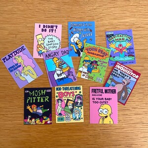 Simpsons Sticker Packs - Etsy