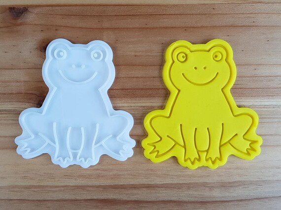 A Frog Cookie Cutter and Stamp - Etsy
