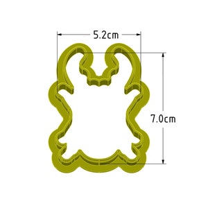 Stag Beetle Cookie Cutter and Stamp (2 PCS) - Etsy