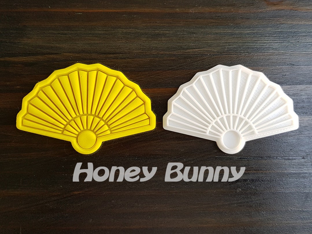 Fan 02 Cookie Cutter and Stamp - Etsy Denmark