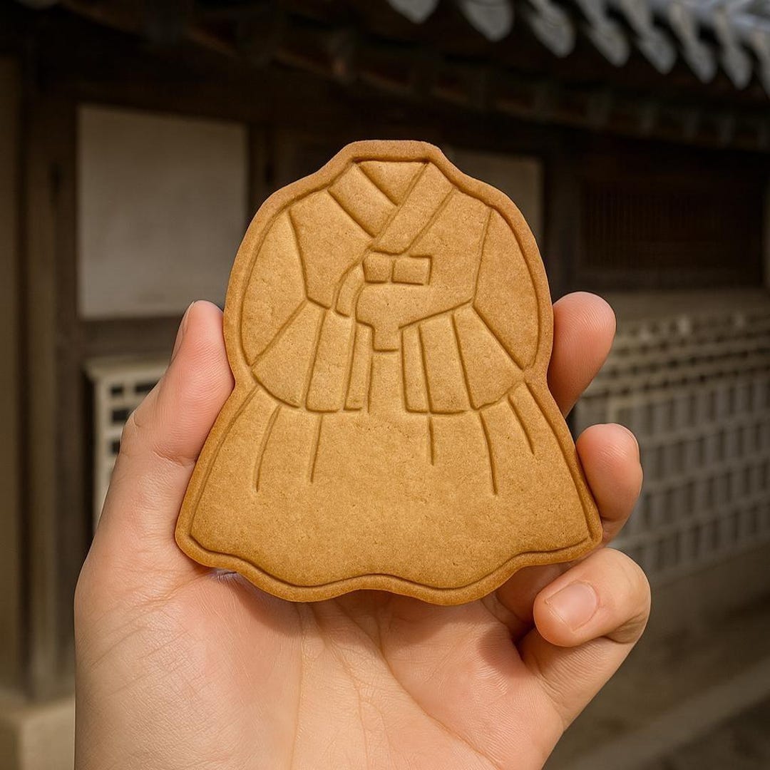 Buy Girl Hanbok Cookie Cutter Set – Korean Traditional Dress Mold for ...