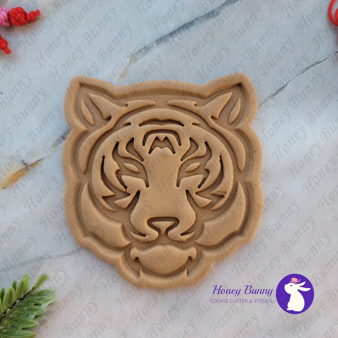Real Tiger Face Cookie Cutter and Stamp / New Year Cookie Cutter / 2022 ...