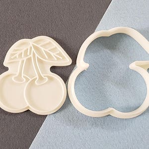 Cherry Cookie Cutter and Stamp - Etsy