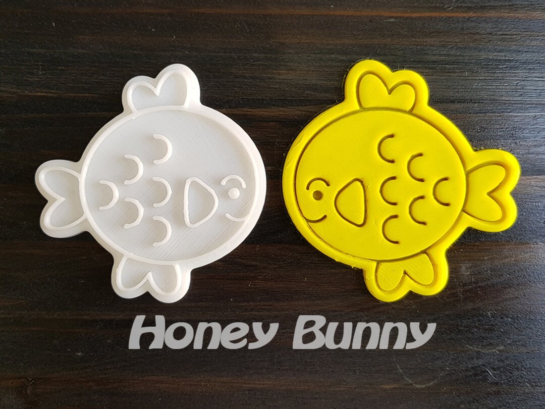 Cute Fish Cookie Cutter and Stamp - Etsy