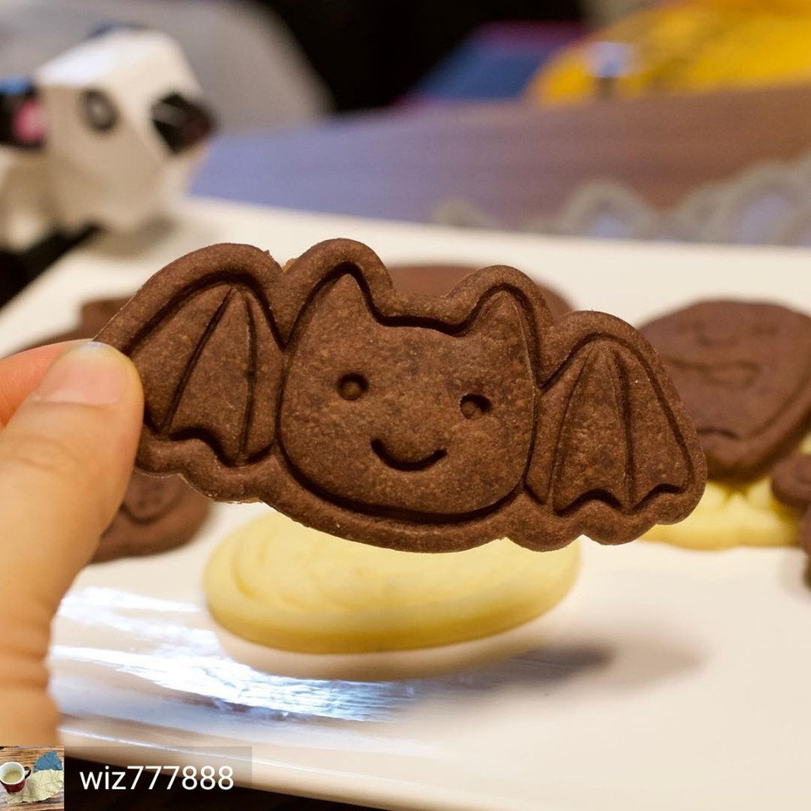 Cute Bat Cookie Cutter and Stamp / Thanksgiving Cookie Cutter | Etsy