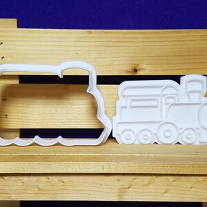 Steam Locomotive Cookie Cutter and Stamp - Etsy
