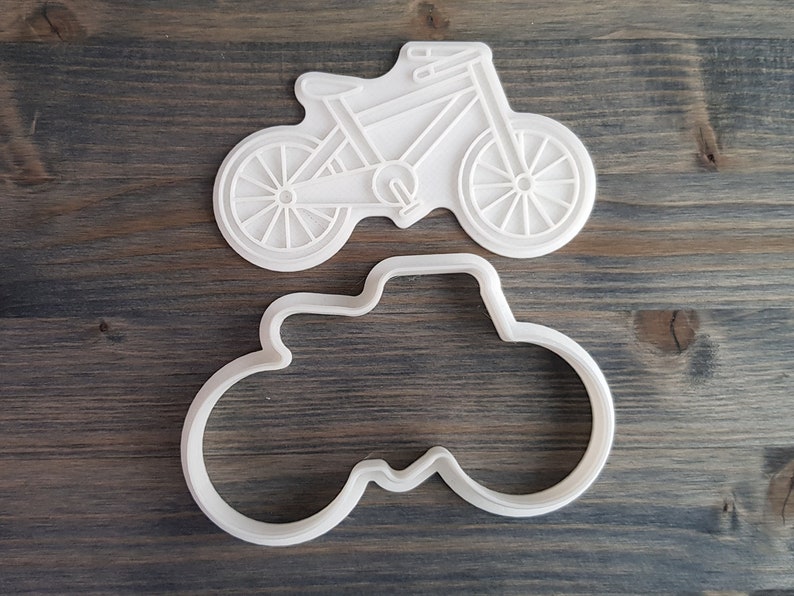 Bicycle Cookie Cutter and Stamp - Etsy