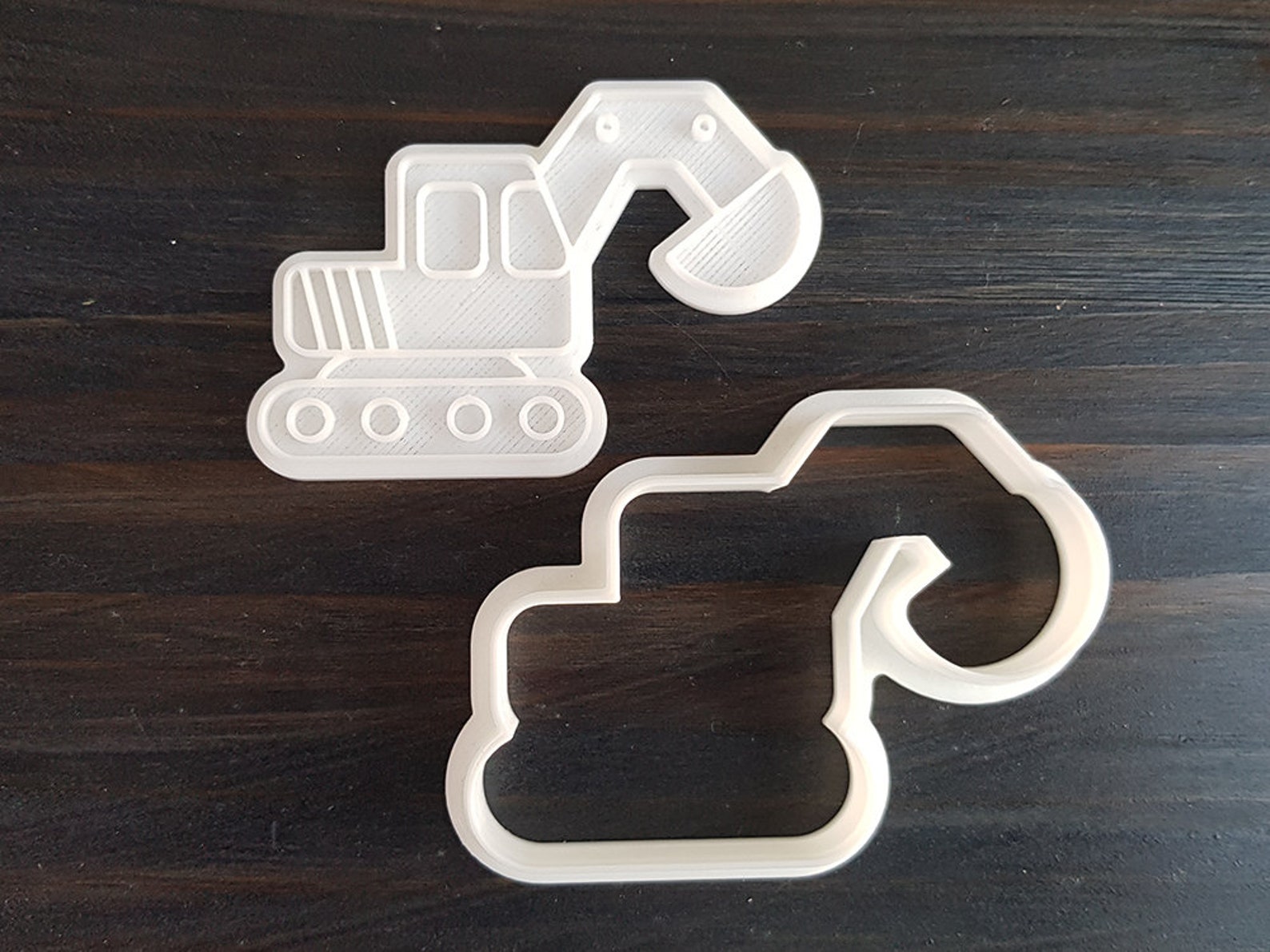 Excavators Cookie Cutter and Stamp - Etsy
