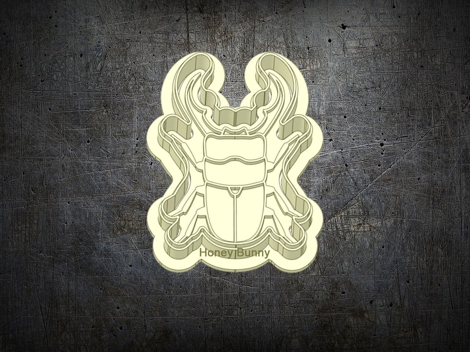 Stag Beetle Cookie Cutter and Stamp 2 PCS - Etsy