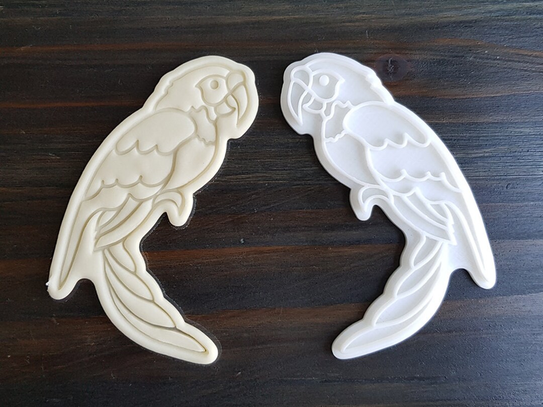 Parrot Cookie Cutter and Stamp - Etsy