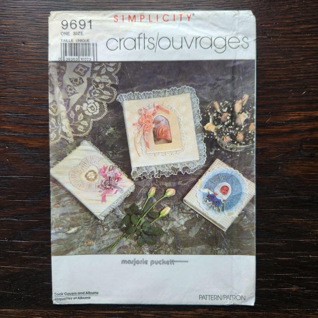 Simplicity 9691 Sewing Pattern Frames Book Covers Albums - Etsy