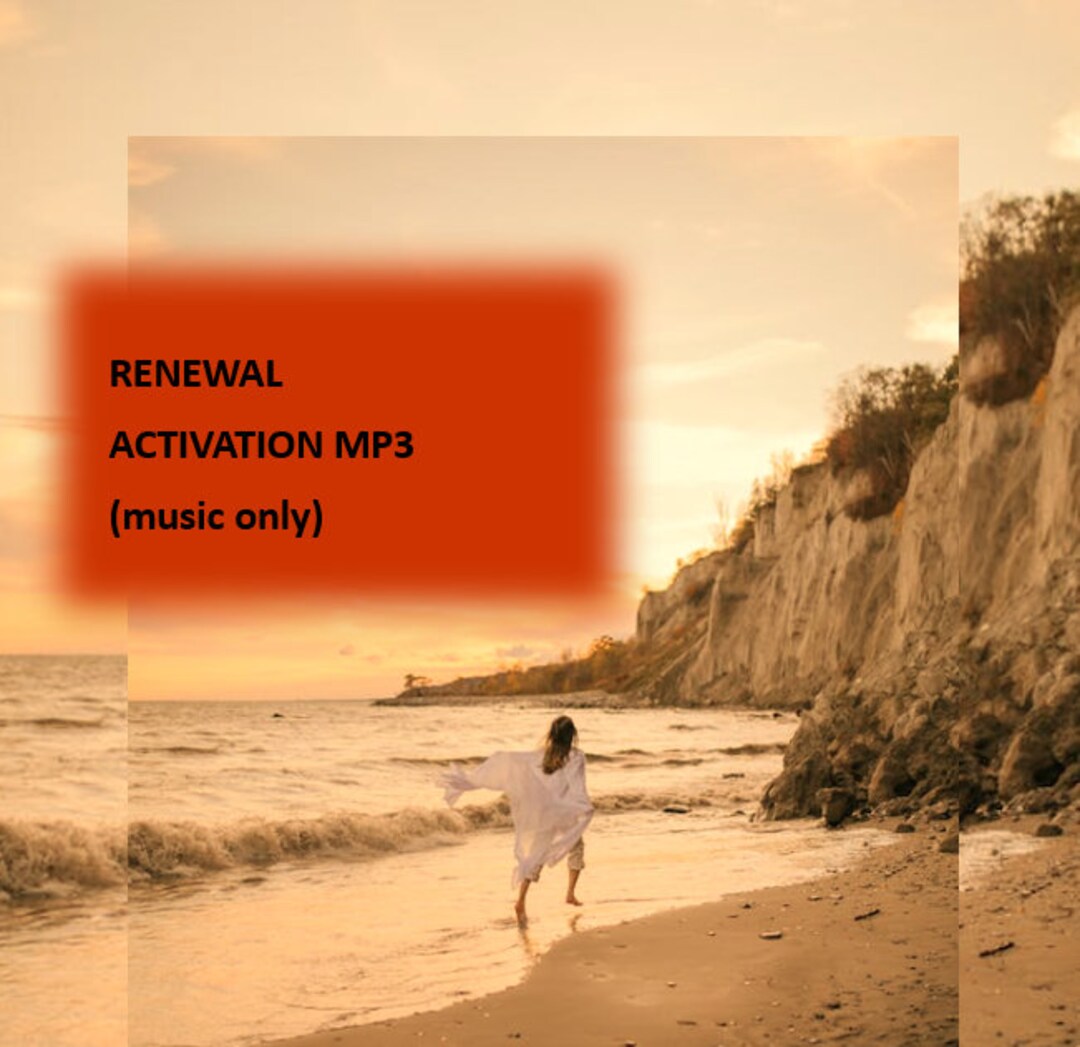 RENEWAL ACTIVATION MP3 ~ Music Only ~ Charged With High Frequency Light ...