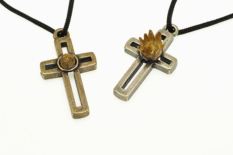 Holy Land Blessed Rose of Jericho Tall Cross. - Etsy