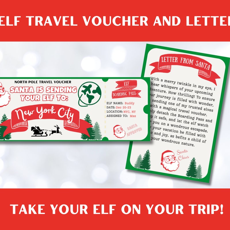 Letter From Santa Travel - Etsy