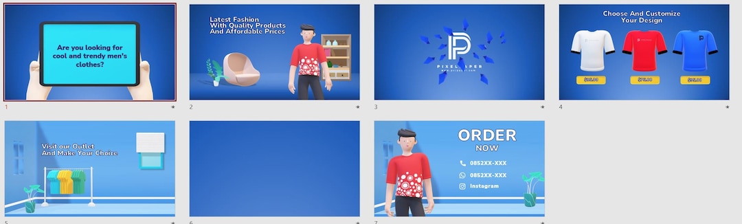 3D Animated Power Point Template PPT Video - Etsy