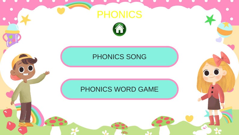 Phonics Word Game for Kids, Fun and Interactive Learning Tool, Boosts ...