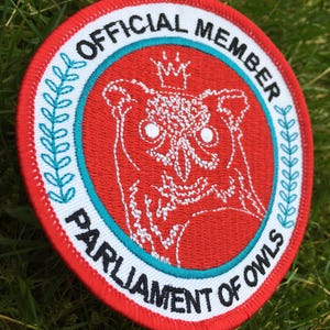 PARLIAMENT OF OWLS Patch - Etsy