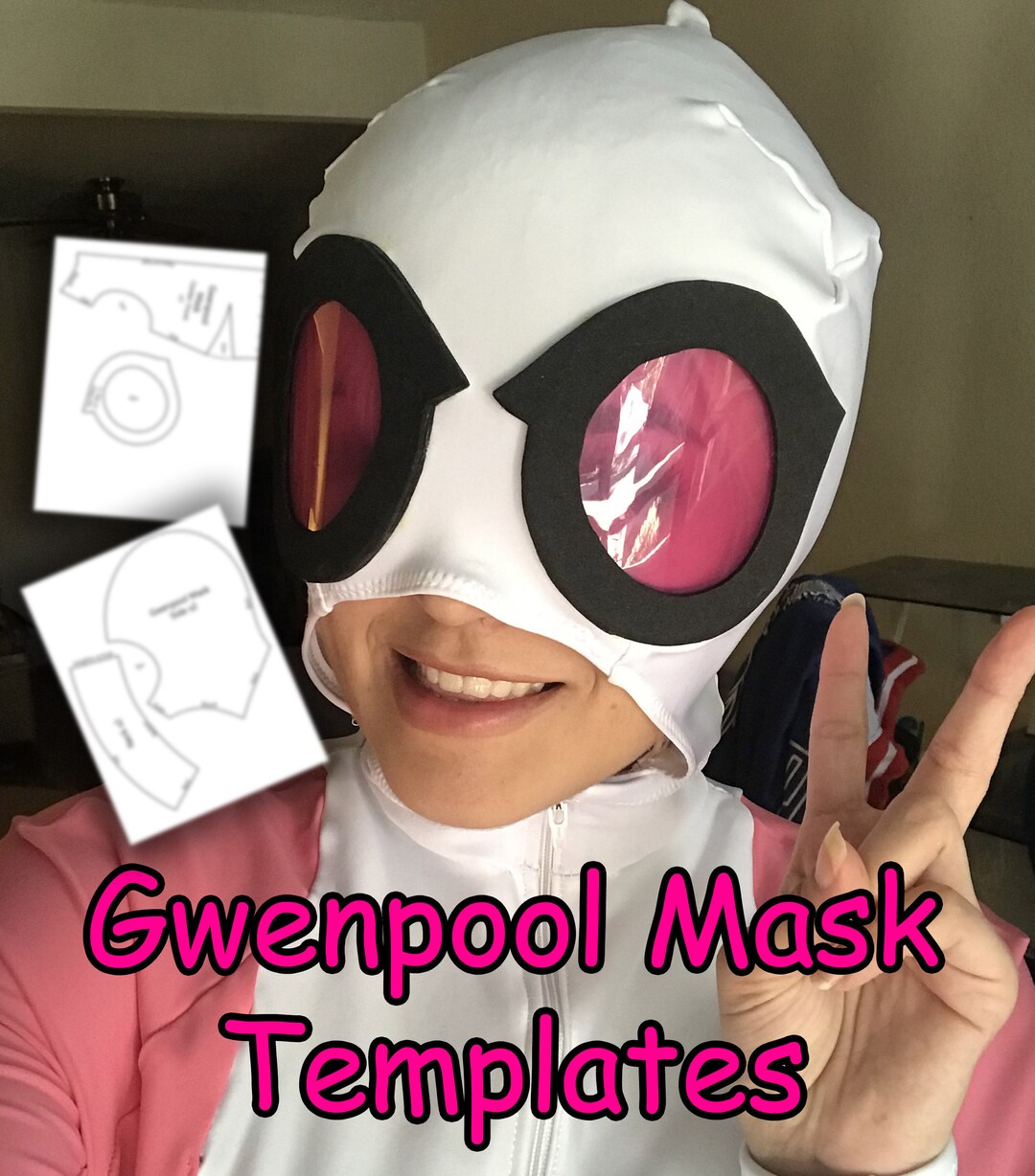 Gwen Pool Mask Template - Etsy