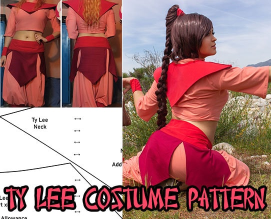 Ty Lee Costume Pattern Etsy
