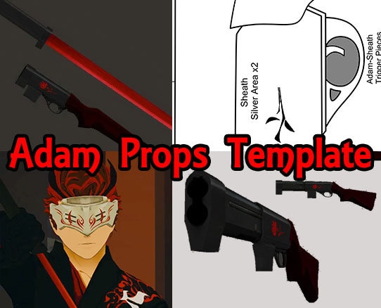Adam Sword Gun Templates Build Guide | Etsy