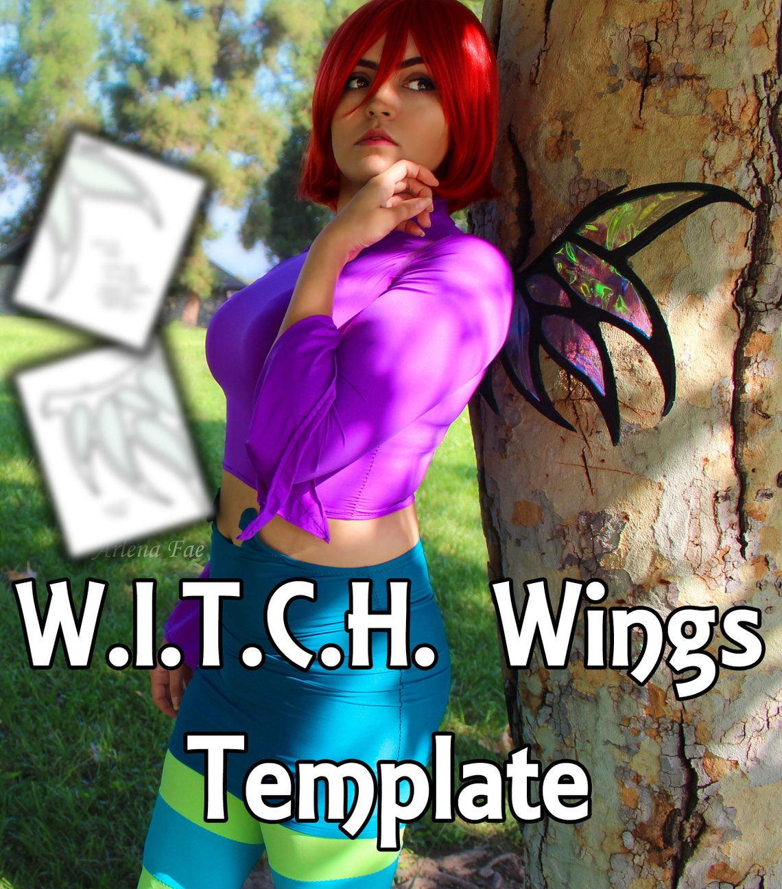 W.I.T.C.H. | Wings | Cosplay Template - Etsy