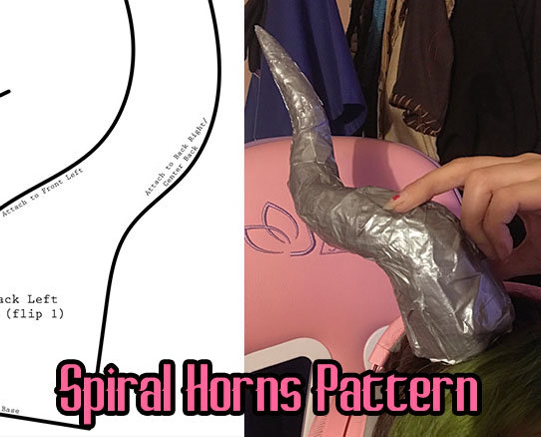 Spiral Horns Pattern - Etsy
