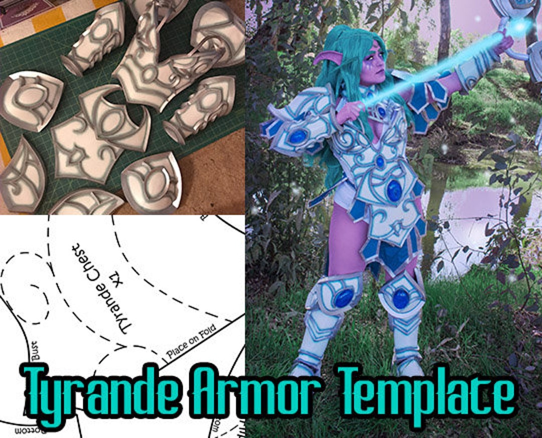 Tyrande Armor Templates - Etsy