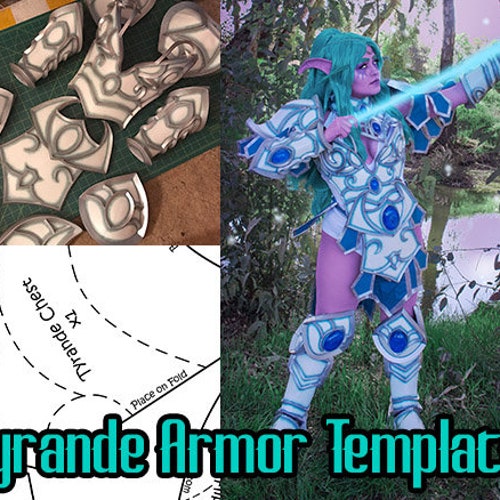 Tyrande Armor Templates | Etsy