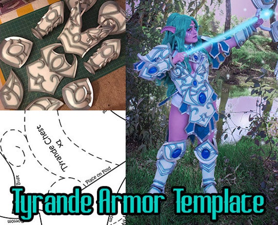 Tyrande Armor Templates | Etsy UK