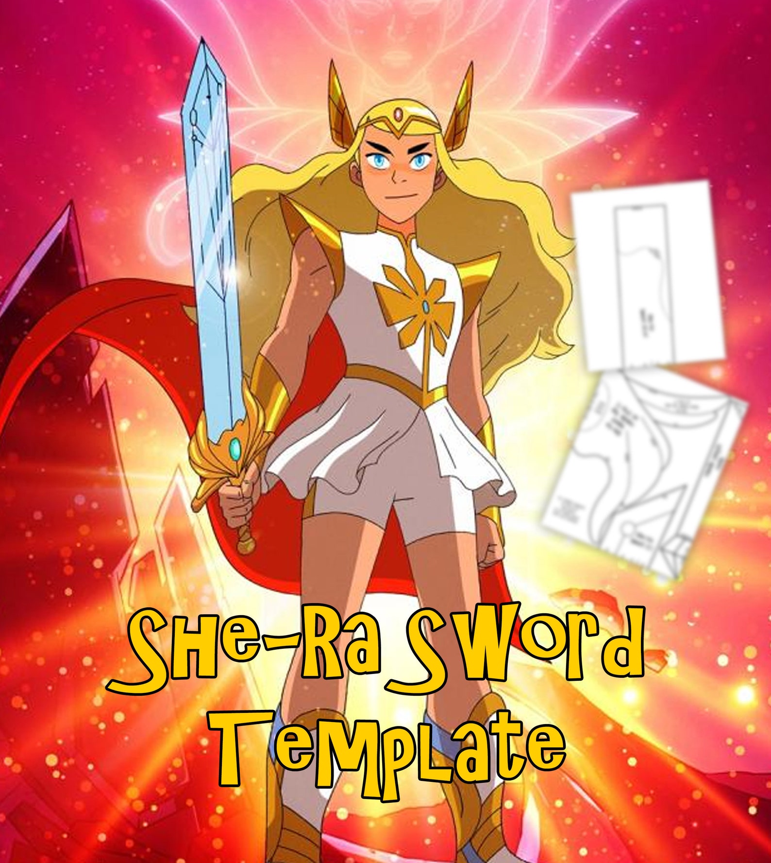 Shera Sword Template - Etsy