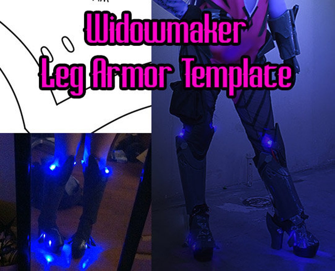Widow Maker | Leg & Shoe Armor | Cosplay Template - Etsy