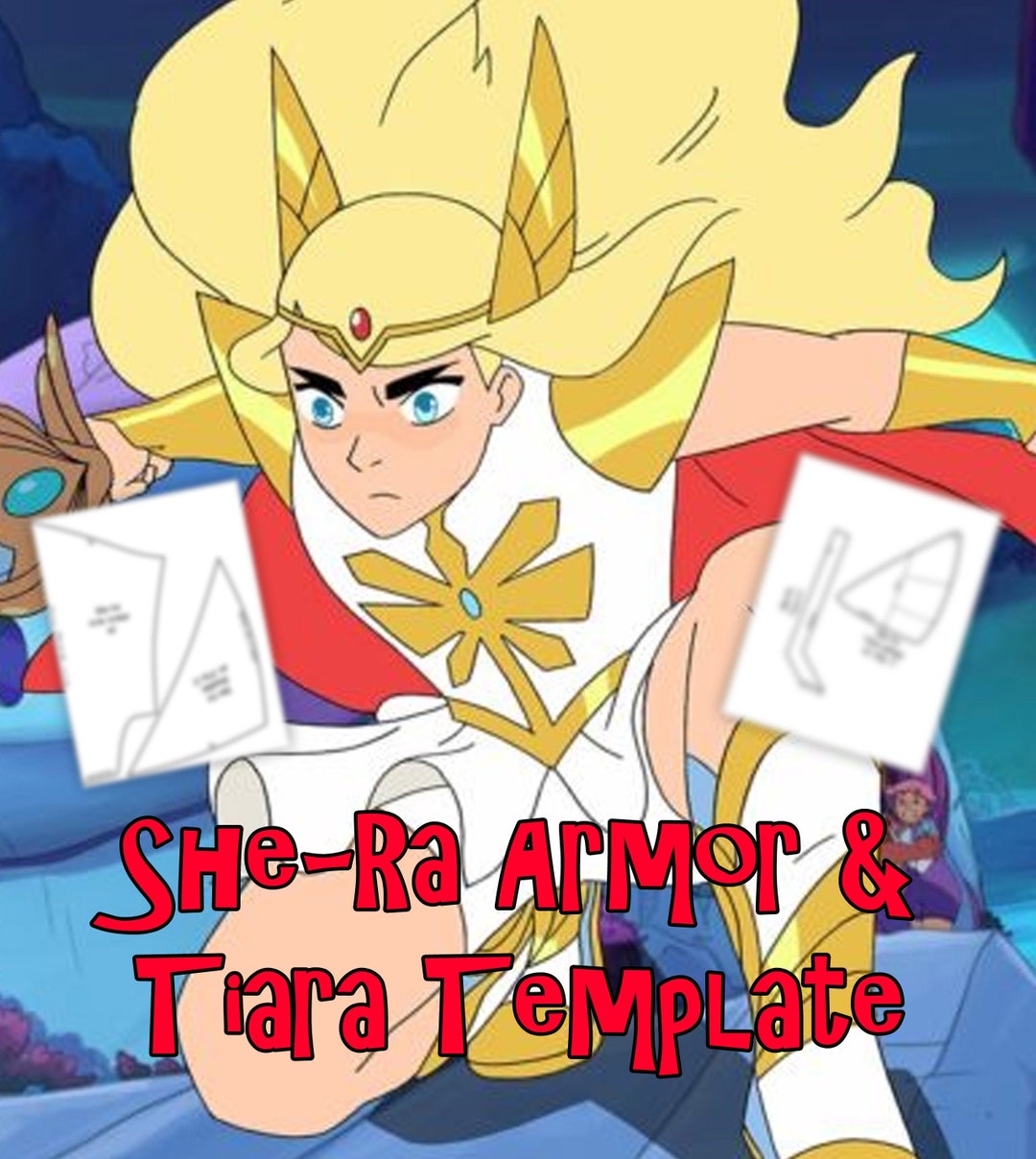 Shera Armor & Tiara Templates - Etsy
