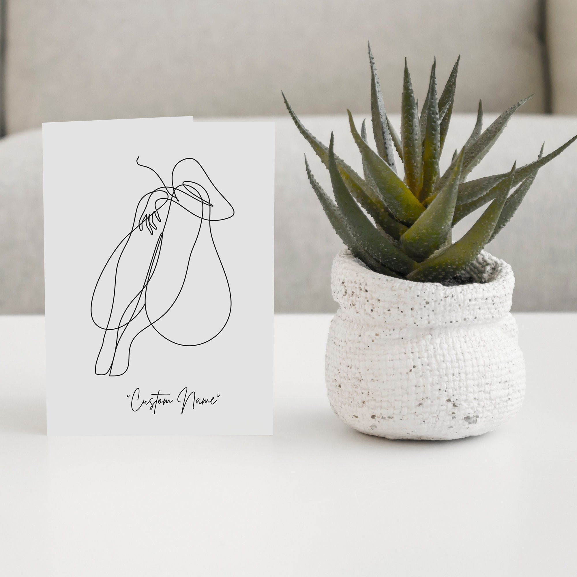 ADULT LINE ART 2 Greeting Card Naughty Greeting Card Love - Etsy