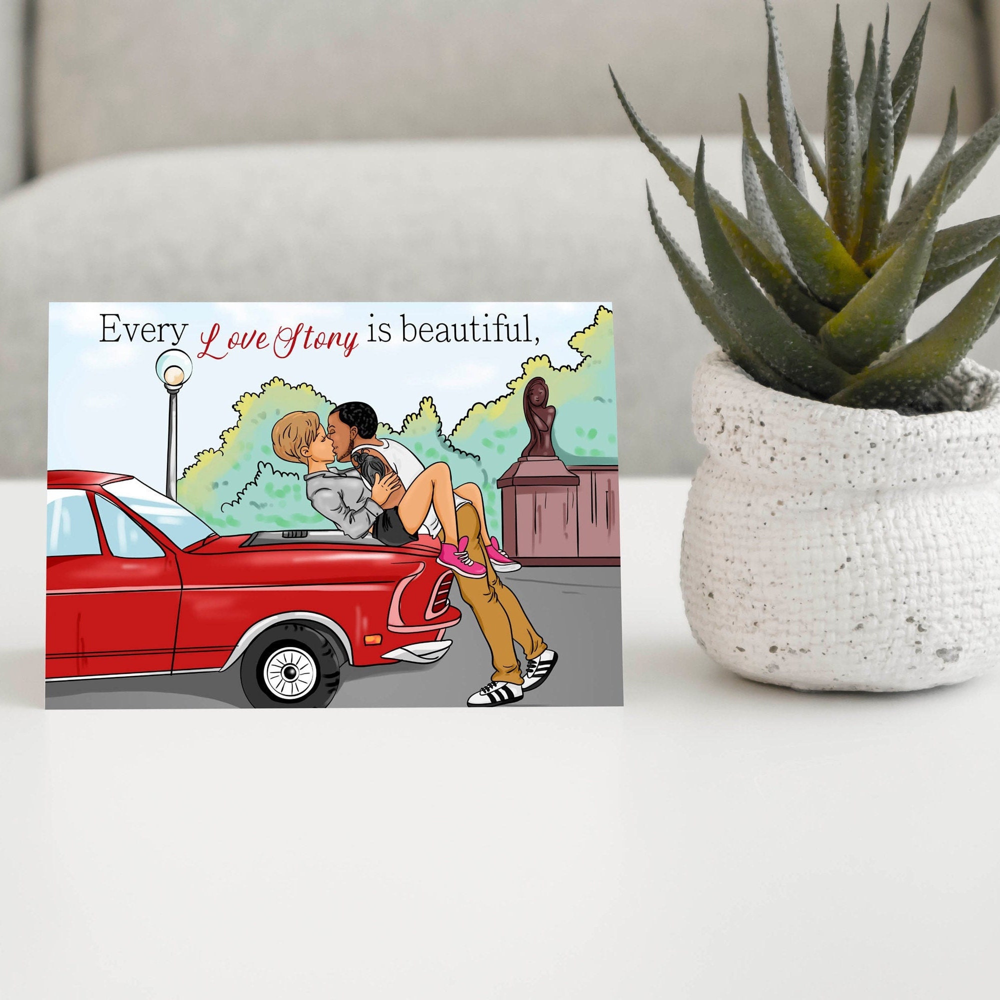 Love Story Naughty Greeting Card Humor Card Anniversary Card Valentine