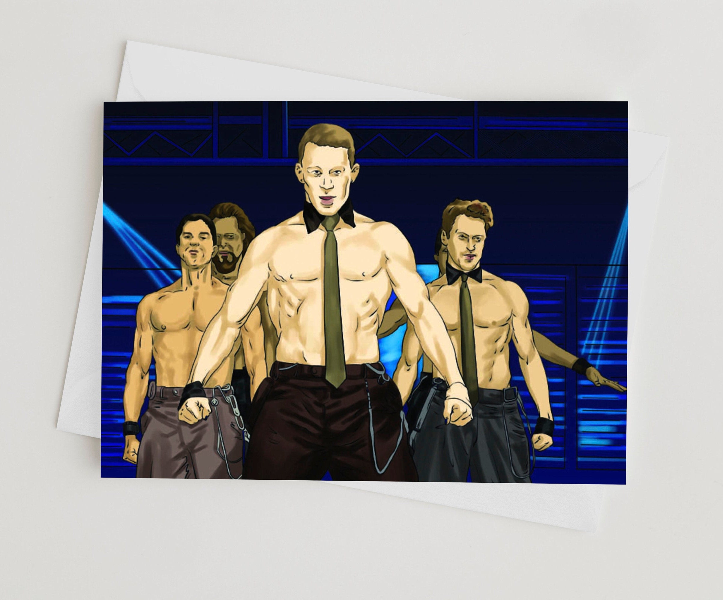 MAGIC MIKE Greeting Card Humor Card Anniversary Card Valentine's Card ...