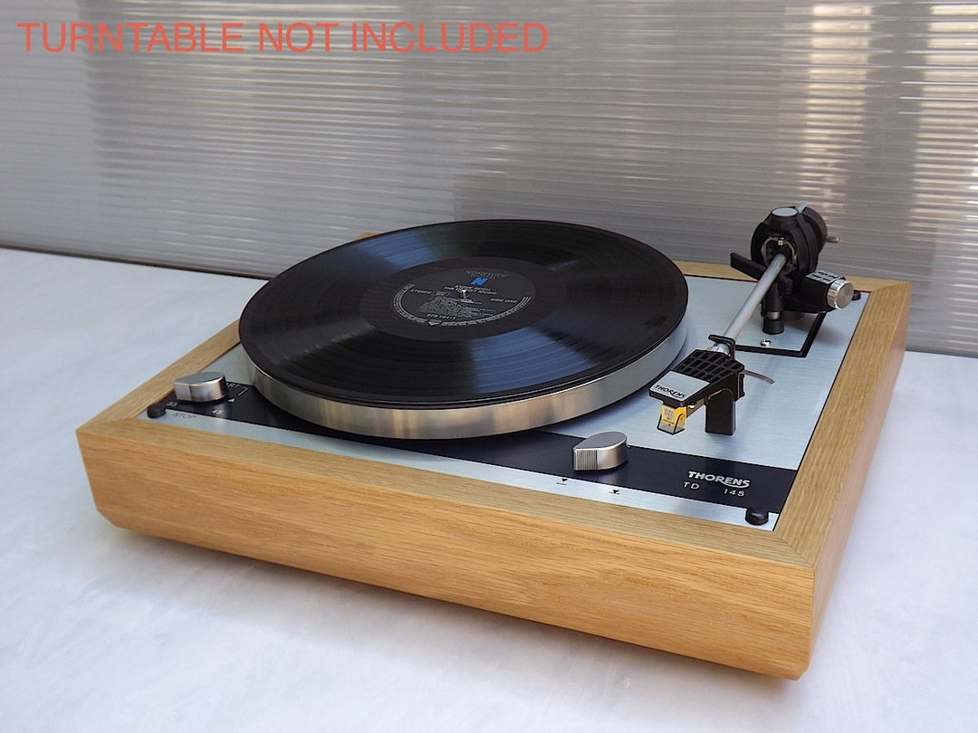 Oak Wood PLINTH for Thorens TD-160 / 145 Turntable Series / Custom ...