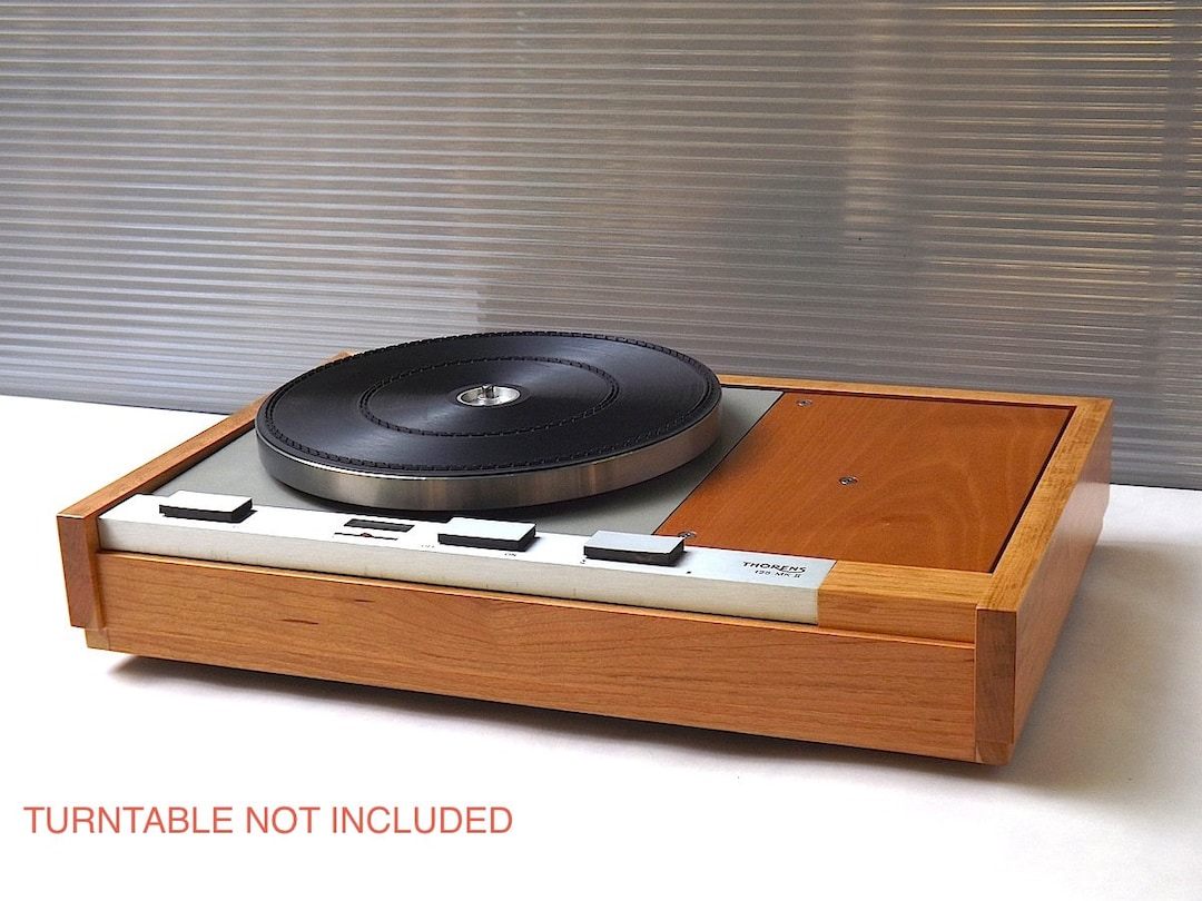 PLINTH for Thorens TD-125 Long Base / Custom Cherry Wood Plinth for ...