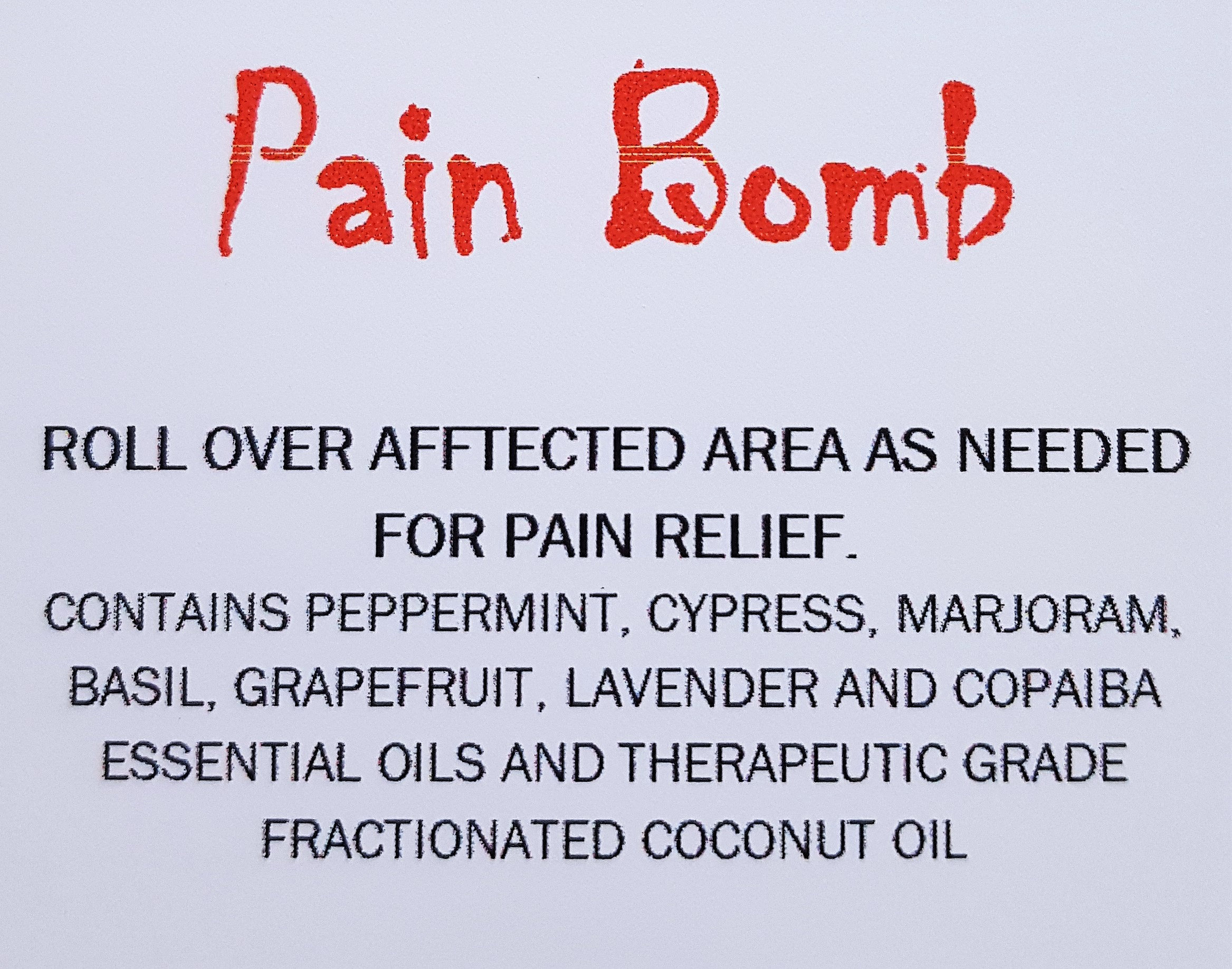 Pain Bomb Essential Oil Blend - Etsy