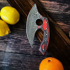 Titan Custom Alaskan Ulu Style Blade, Perfect for Outdoors and Indoor ...