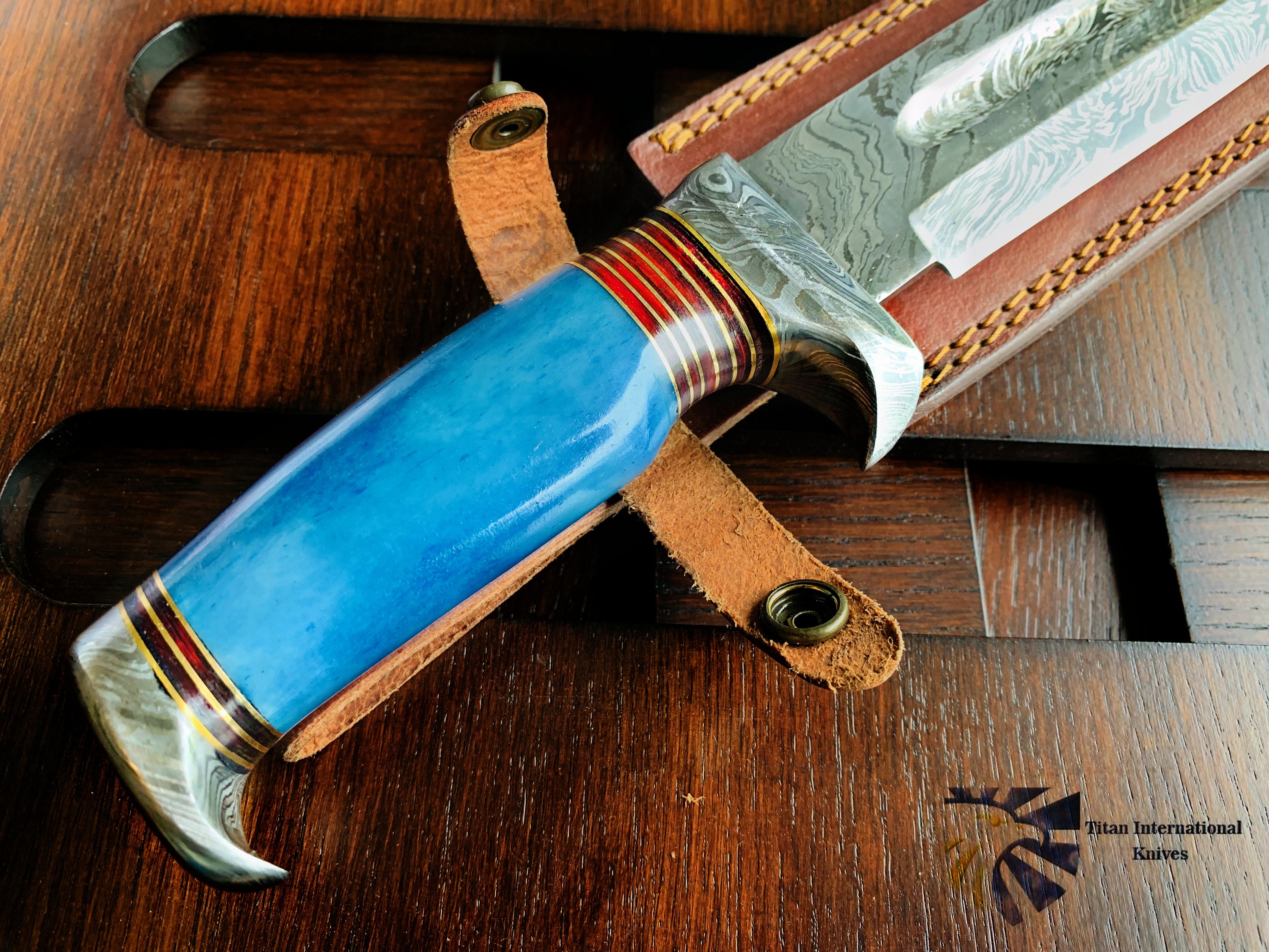 15inch Custom Handmade Forged Damascus Steel Hunting - Etsy