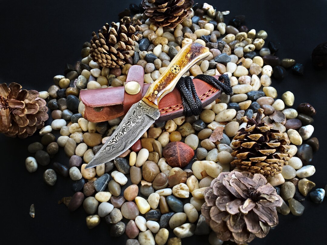 Damascus Knife, Handmade Knife, Custom Damascus Steel Knife, Handmade ...