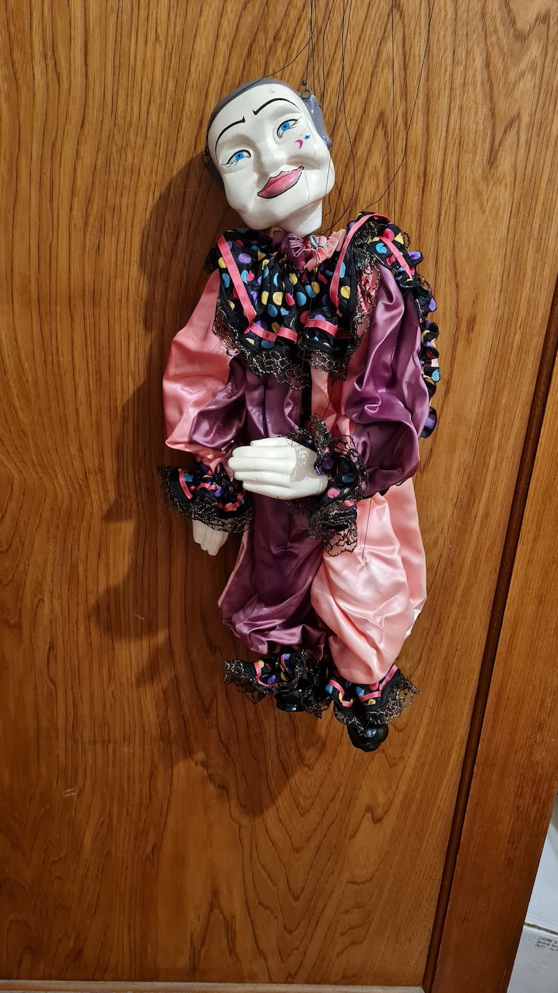 Vintage Marrionette 55 Inch Head to Toe ( Wooden Body & Ceramic Face ...