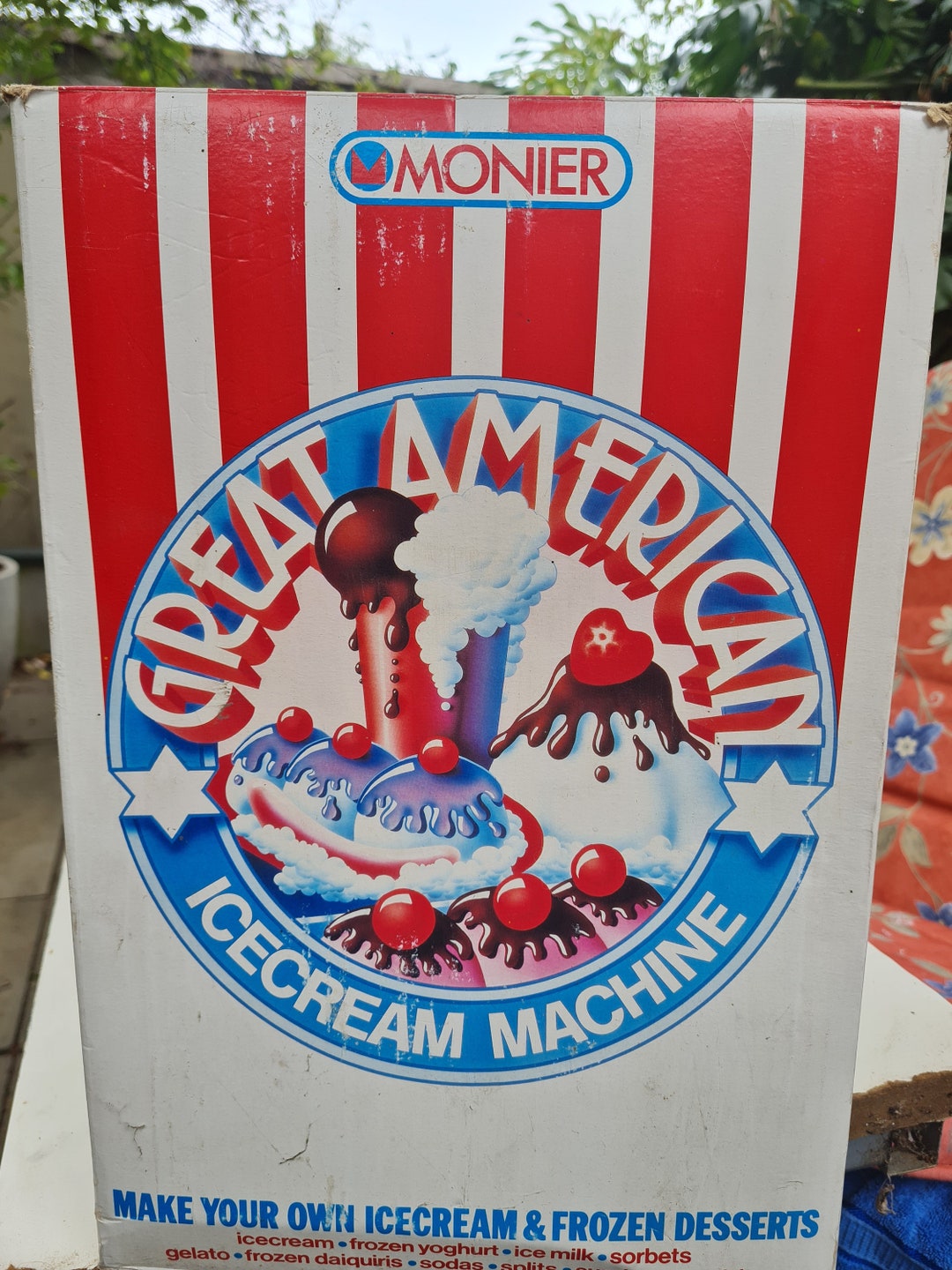 Vintage GREAT American Icecream Machine by Montier NEW in Box - Etsy