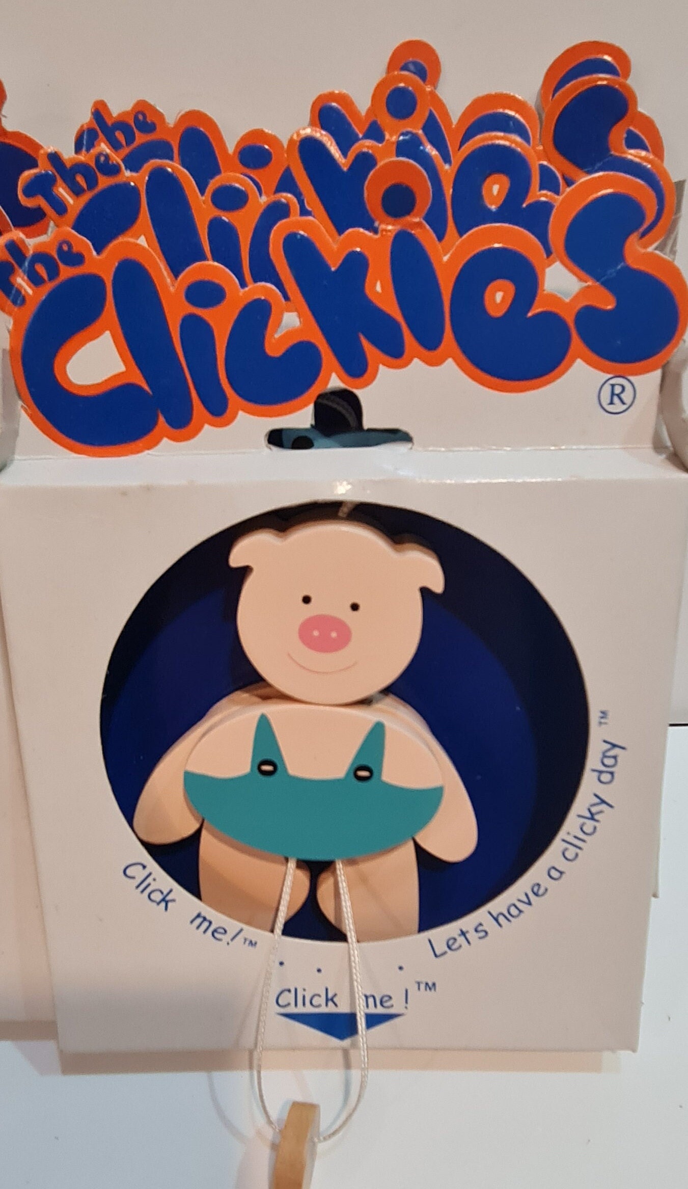 8x Click Me Pull Down Toys -hampelhans Original Clickies Wooden Toys 8 ...
