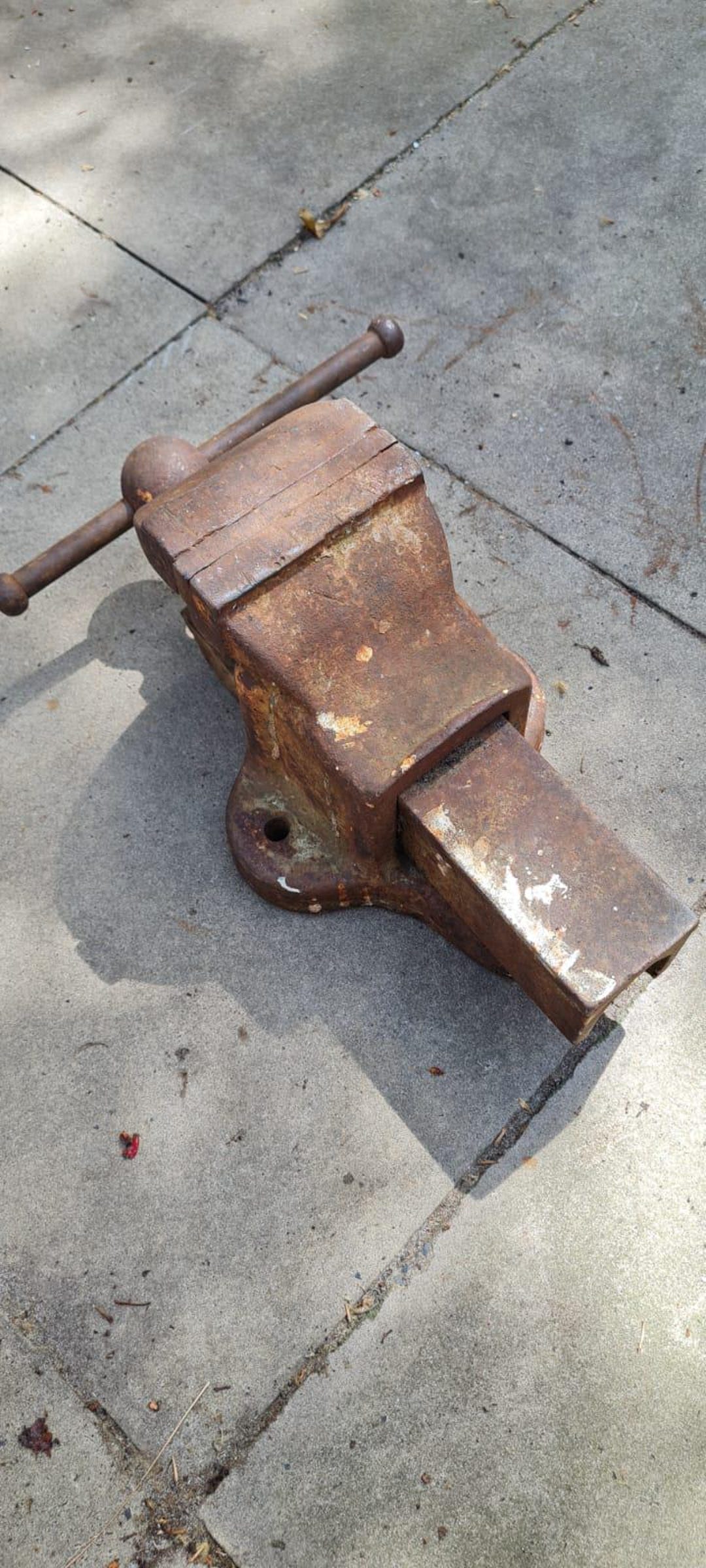 Antique Vintage Bench Vise -improved Model- 25 No.4 Iron Pick up Only ...